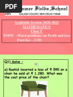 Class 5 Unitary Method Worksheet | PDF