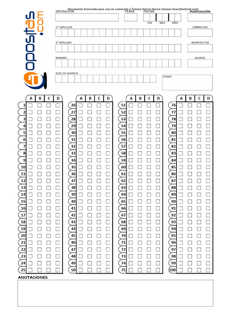 Plantilla Respuestas | PDF