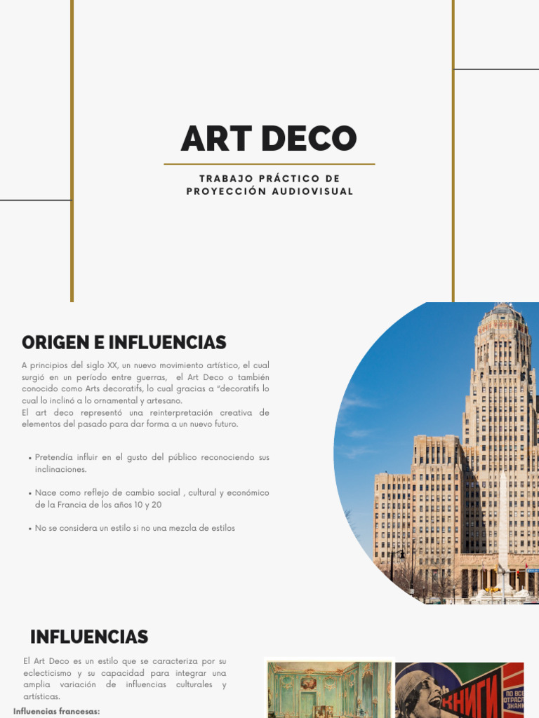 ART DECO | PDF | Artes Decorativas | Arte deco