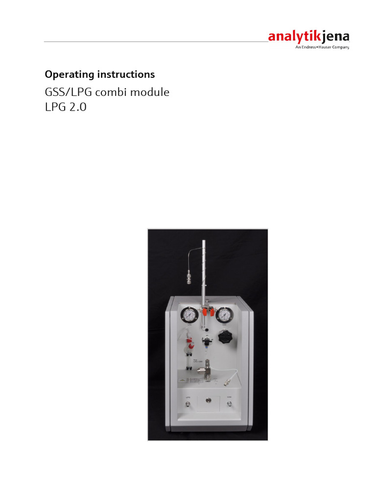 Manual GSS LPG 20 en | PDF | Liquefied Petroleum Gas