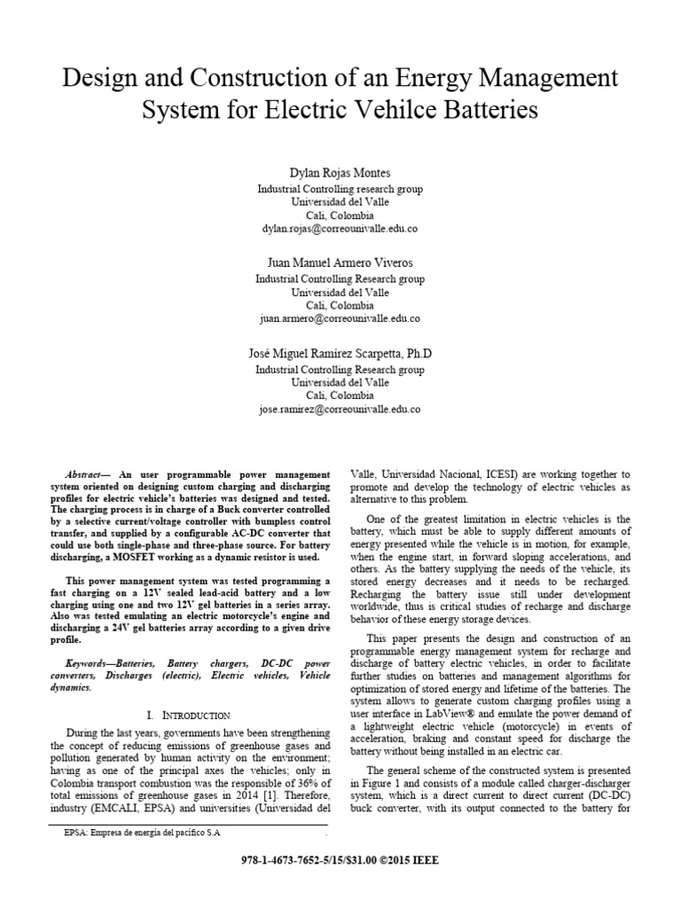 Design and Construction of An Energy Management | PDF | Rectifier ...