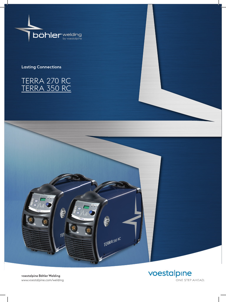 Terra - 270 - RC - 350 - RC Bohler Welding | PDF