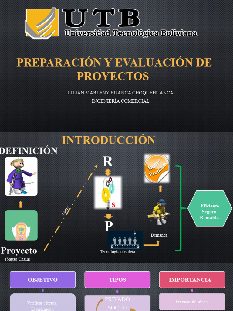 Bolo 8 Preparaciòn y Evaluaciòn de Proyectos - Final 2018 | PDF | Mercado (economía) | Presupuesto