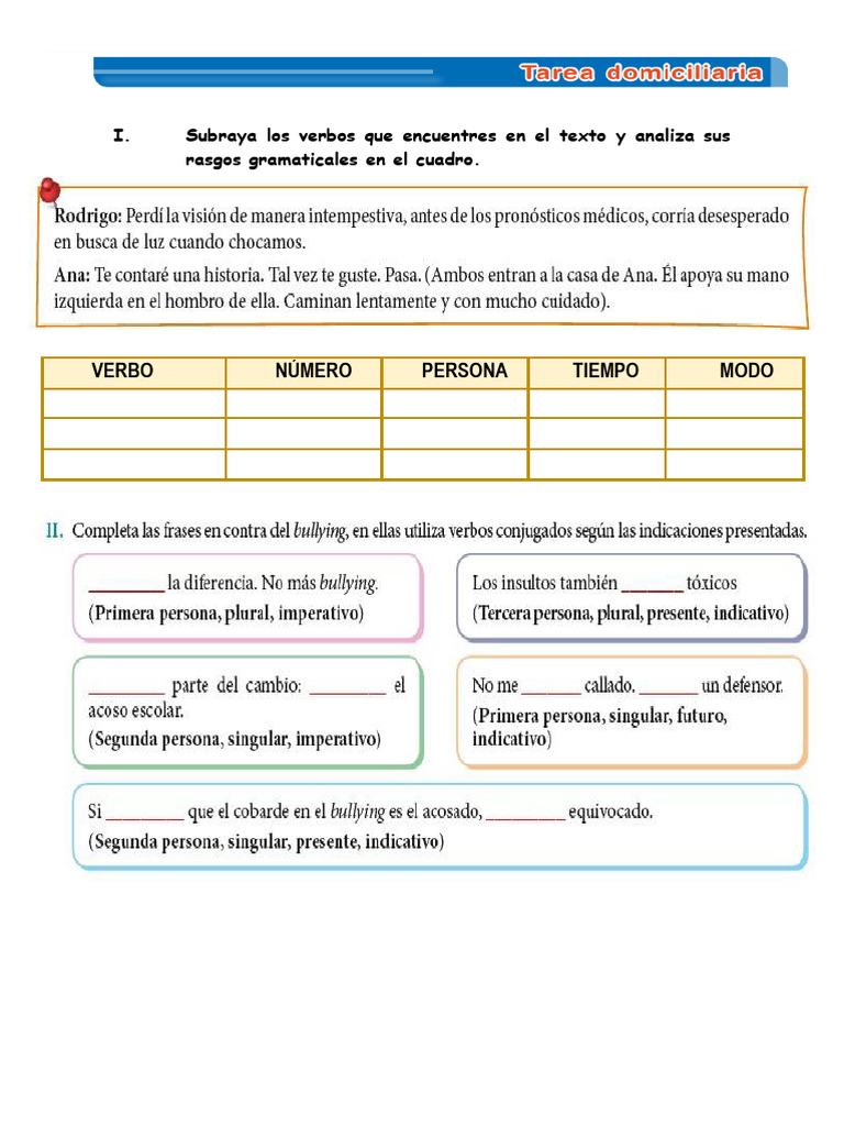 Practica El Verbo - 2 | PDF