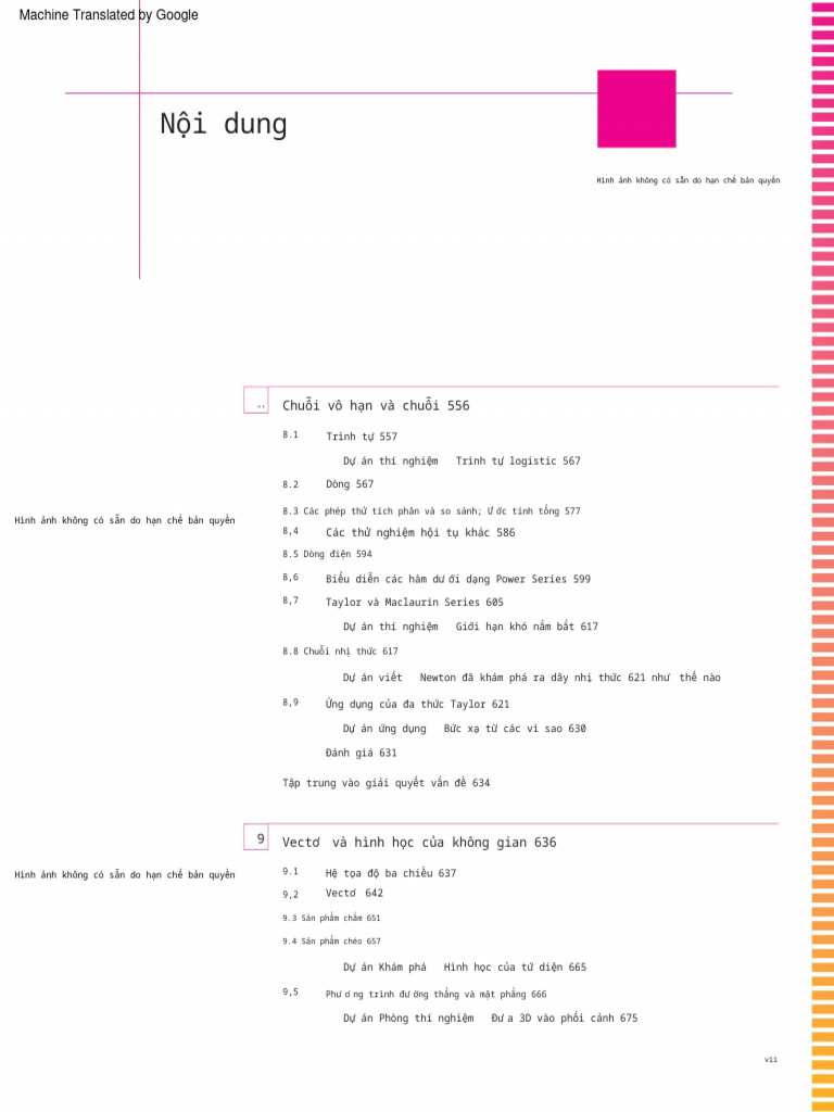 04.muc Luc Giai Tich | PDF