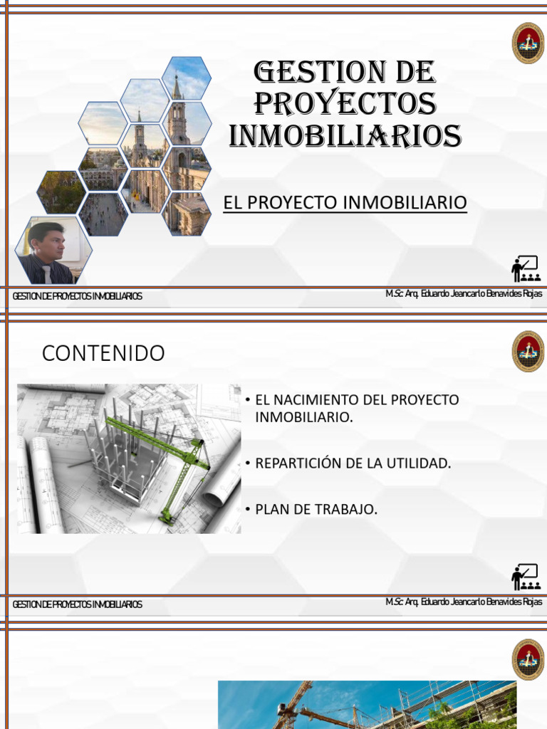 CLASE 2 PROYECTO INMOBILIARIO INTRO | PDF | Bienes raíces | Gestión de proyectos