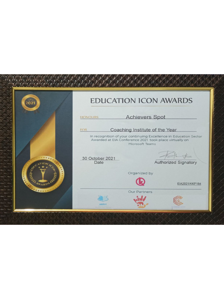 Achievers Spot | PDF