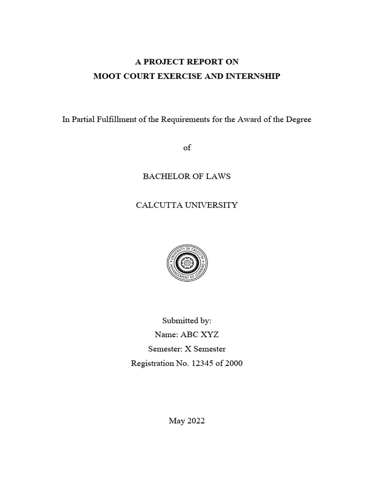 FORMAT MOOT COURT | PDF | Lawyer | Criminal Procedure In South Africa