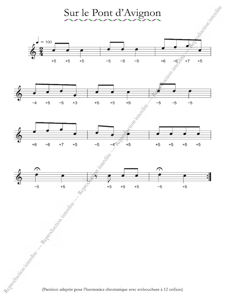 Sur Le Pont DAvignon | PDF