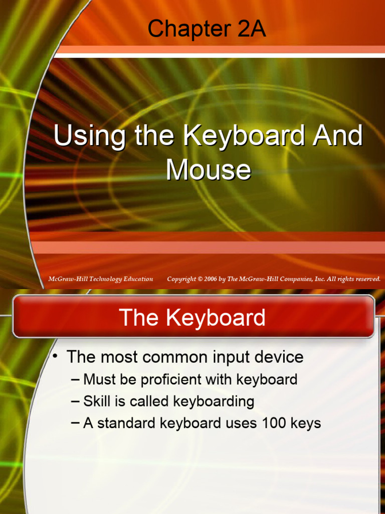 Mouse and Keyboard | PDF | Computer Keyboard | Cursor (User Interface)