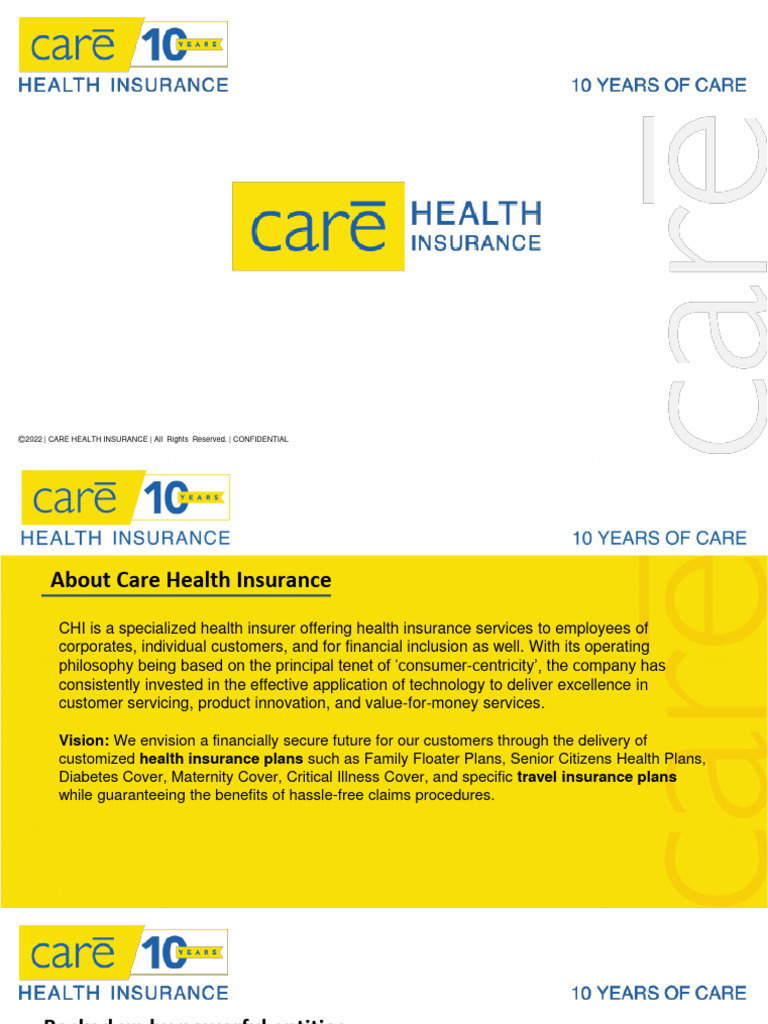 Why Care HI Corporate Presentation | PDF | Insurance | Financial Inclusion