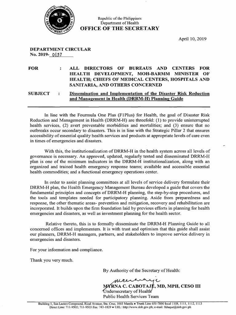 DRRMH Guide | PDF | Emergency Management | Disaster Risk Reduction