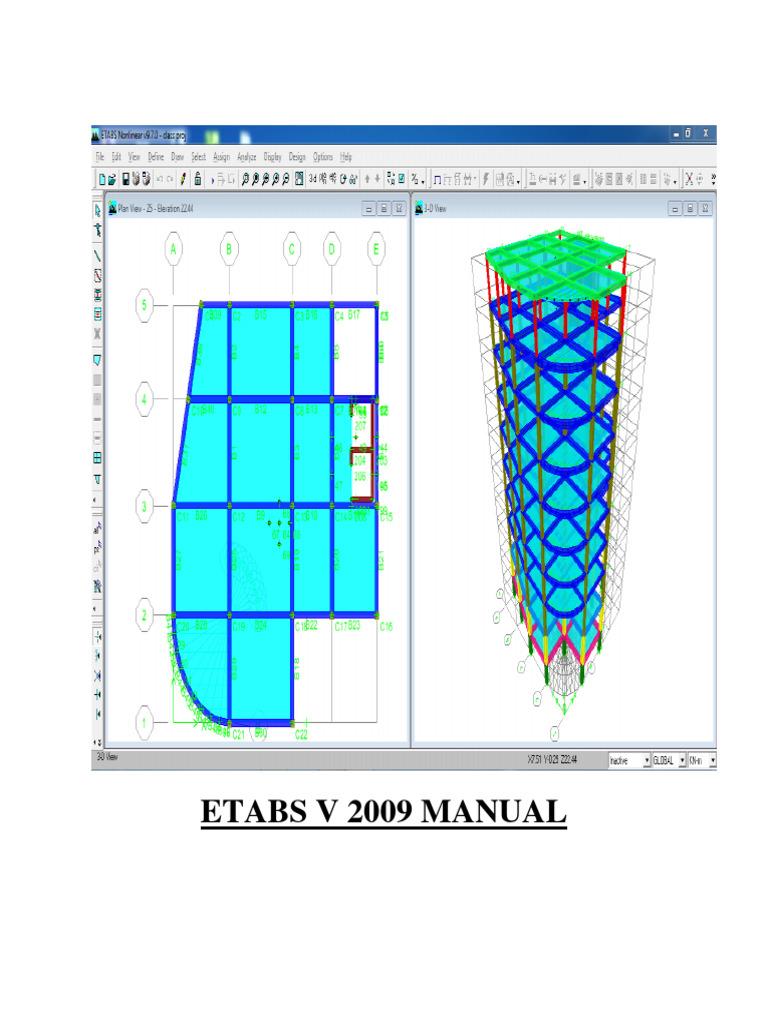 Etabs Manual - For Student | PDF | Button (Computing) | Strength Of Materials
