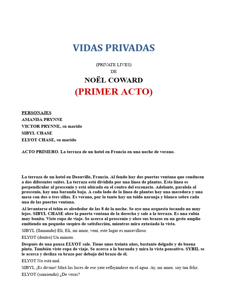 Circunstancias Dadas Esc 2 Camara | PDF | Amor