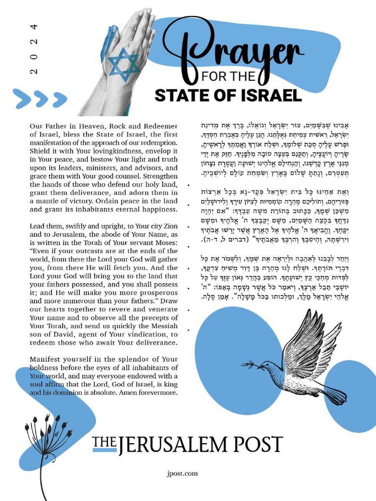 Prayer For The State of Israel | PDF