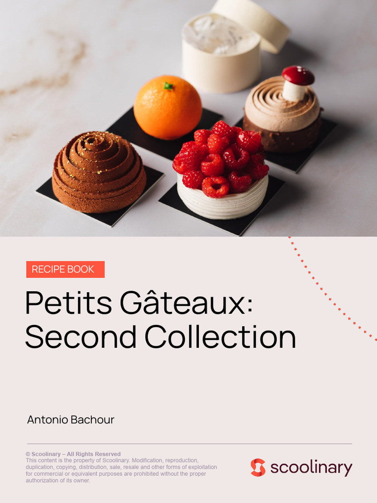 EN Petits Gateaux Second Collection Recipe Book | PDF | Cakes | Custard