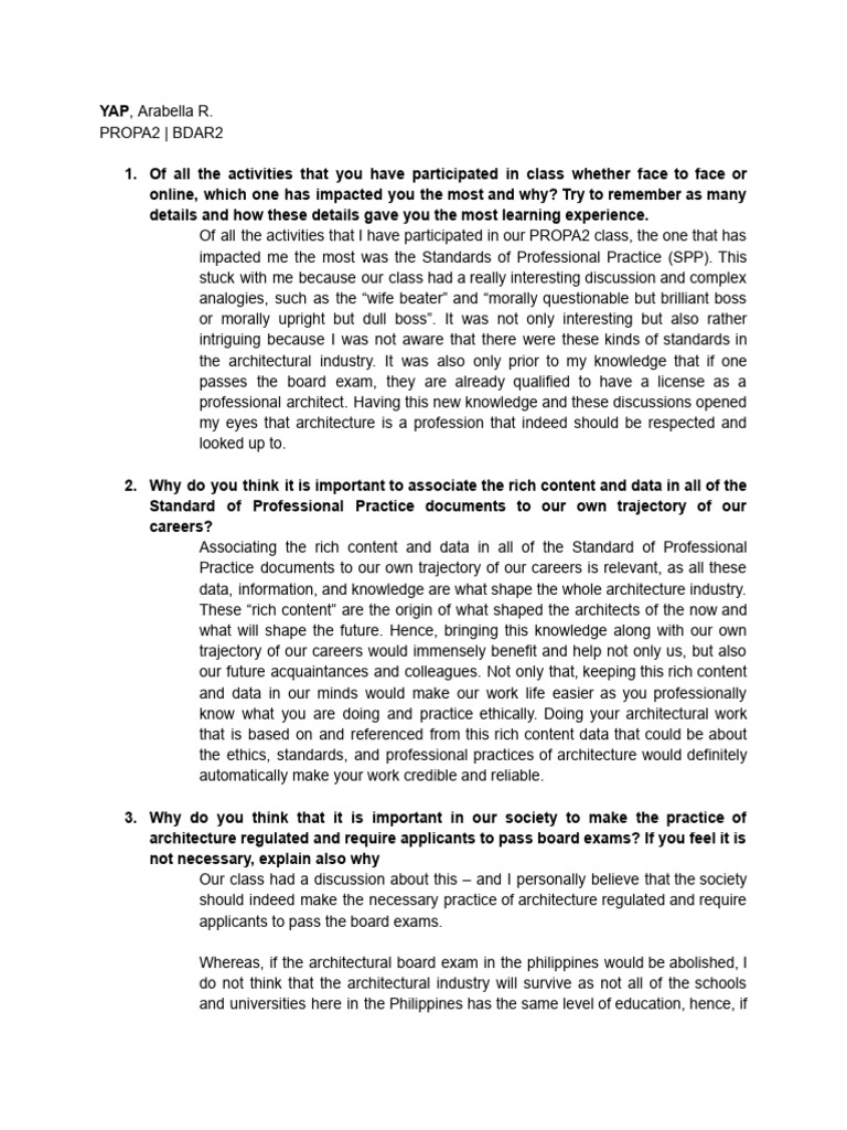 Final Practical Exam | Download Free PDF | Architect | Profession