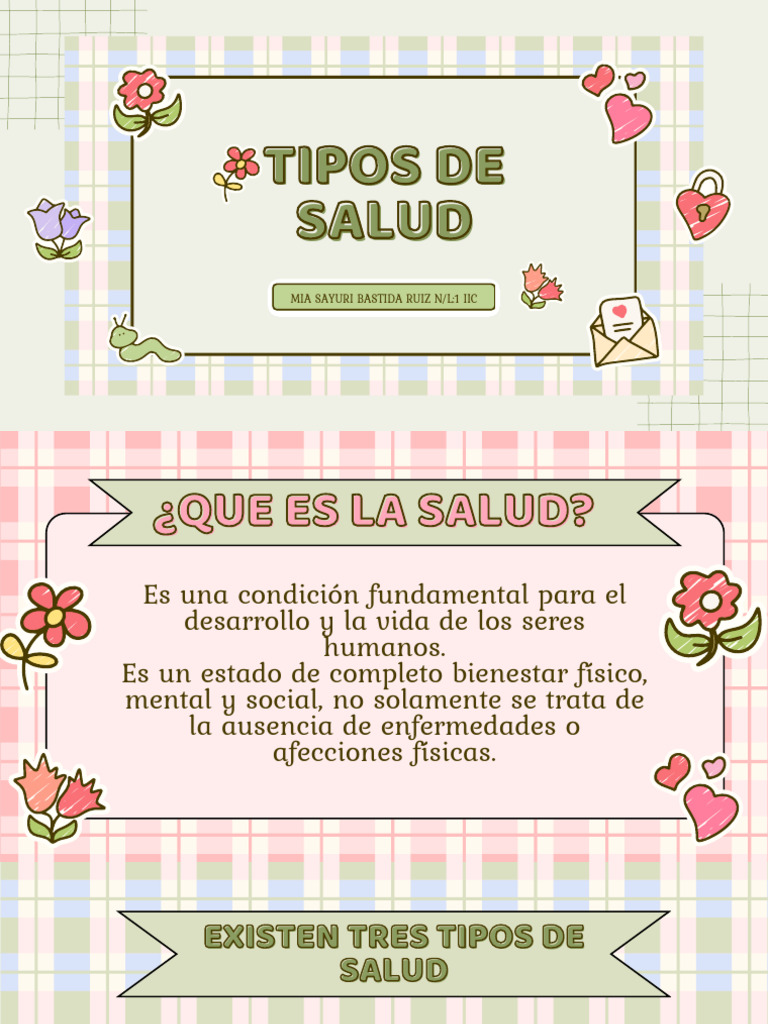 Tipos de Salud - 20240614 - 090007 - 0000 | PDF | Estilo de vida