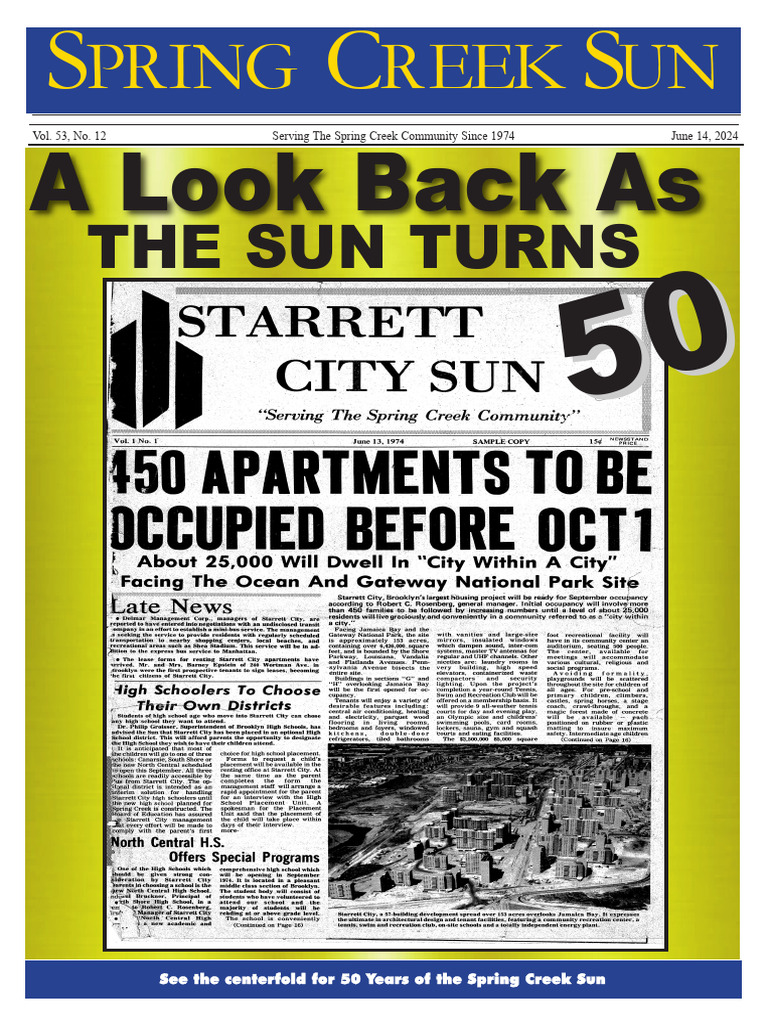 50 Years of Spring Creek Sun Celebration | PDF