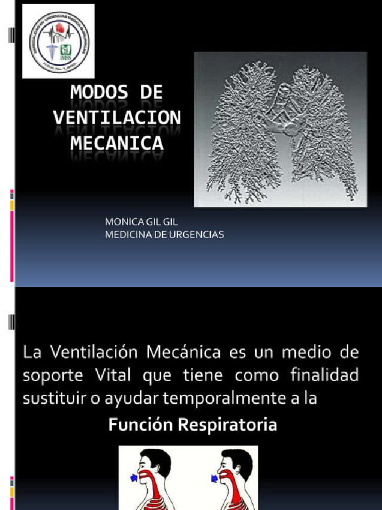Modos de Ventilación Mecánica - VMC, VMa - C, SIMV, PEEP, CPAP y PSV ...