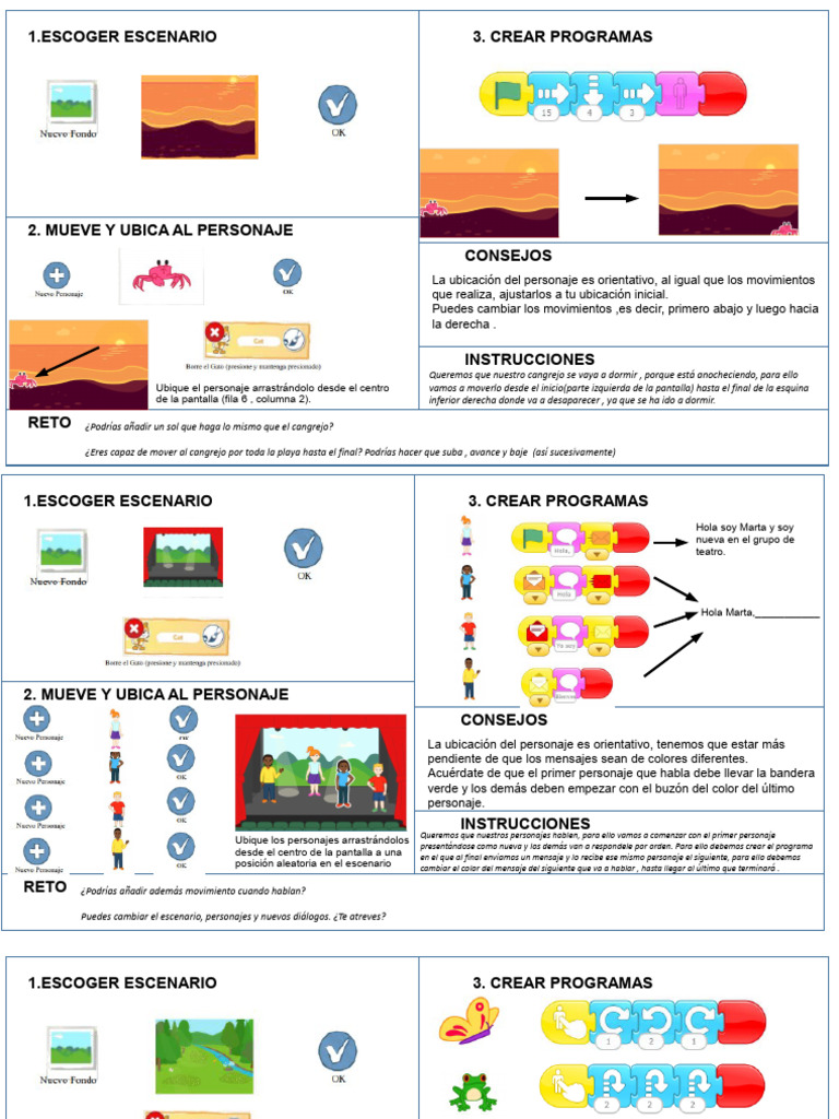 fichas scratch | PDF