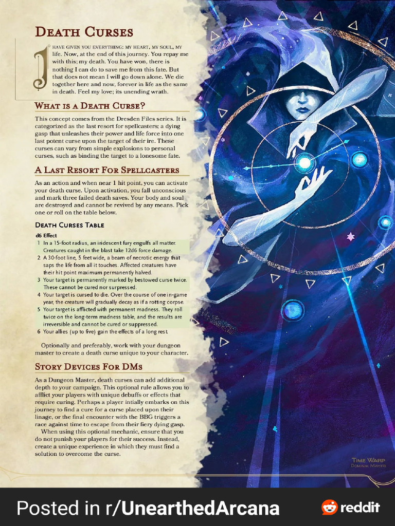 Death-Curses DND | PDF