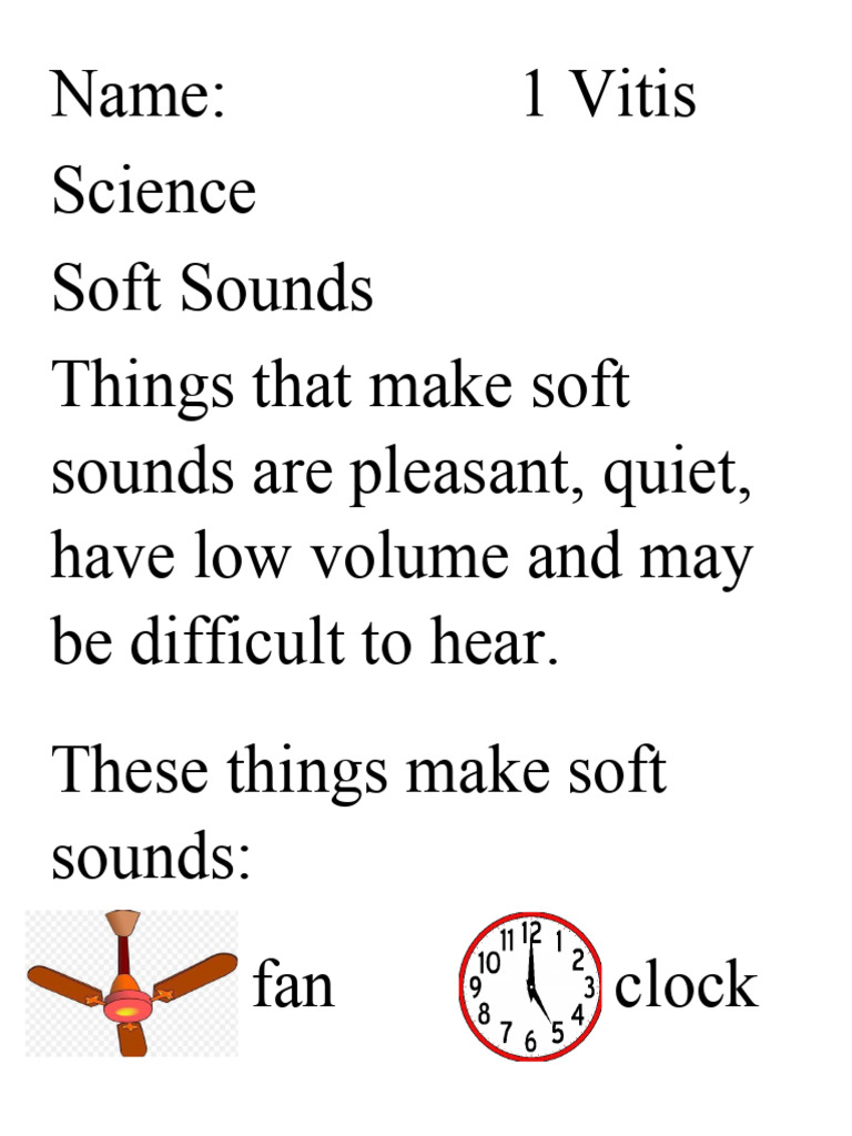 Examples of Soft Sounds | PDF | Home & Garden | Religion & Spirituality