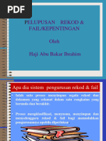 Pelupusan Rekod Dan Fail | PDF