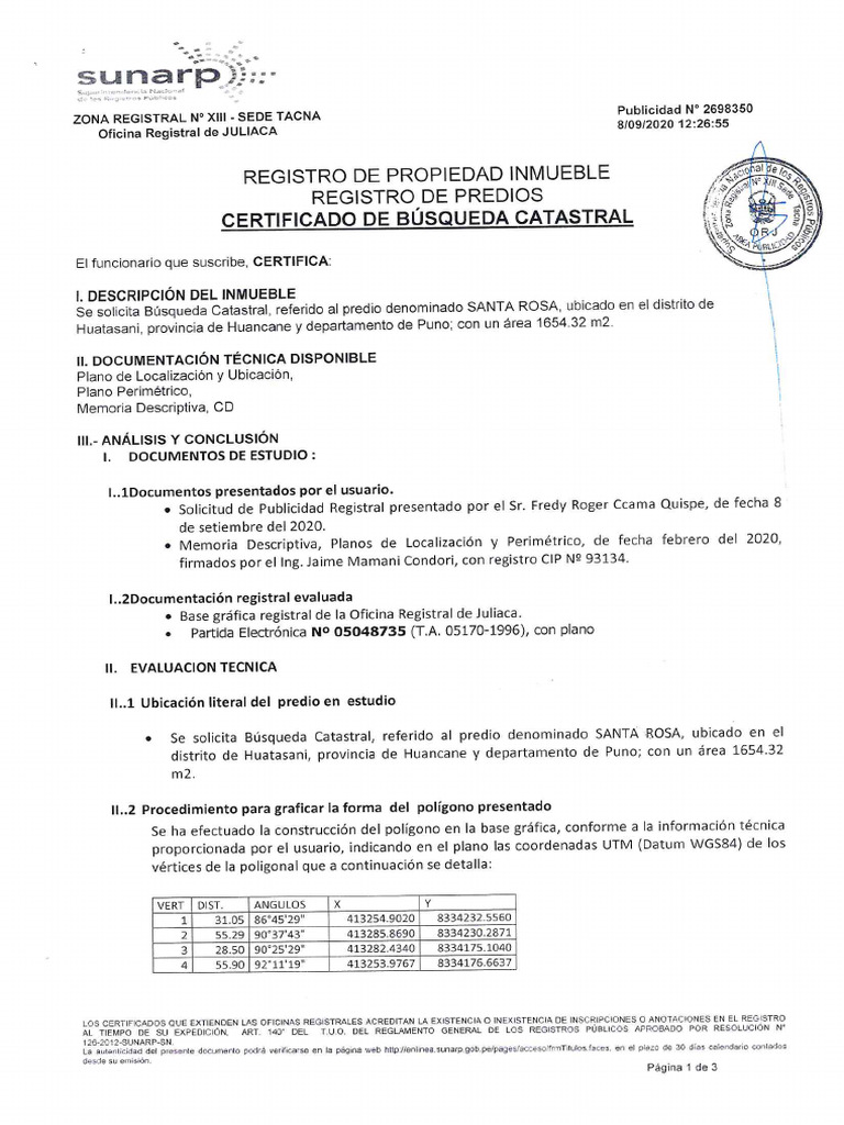 6.3 Busqueda Catastral Ptar | PDF