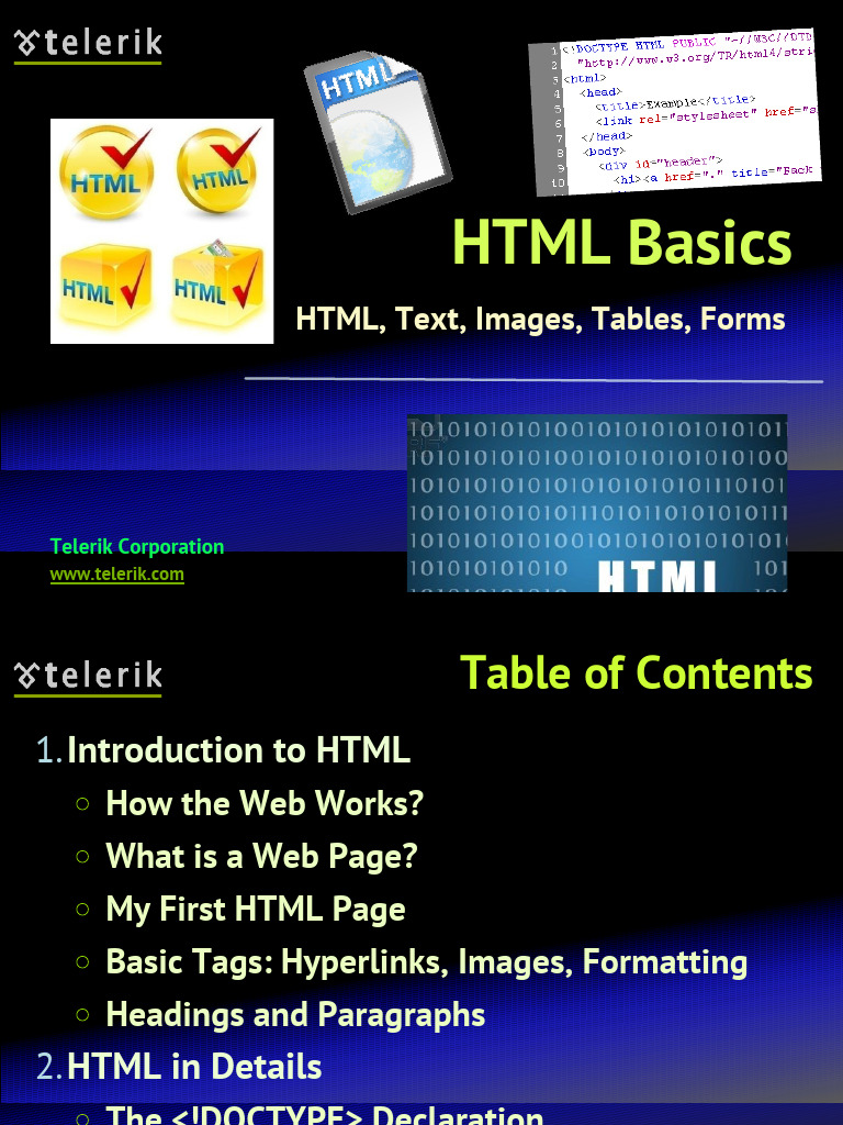 HTML Structure and Basic Tags Guide | PDF | Html Element | Html