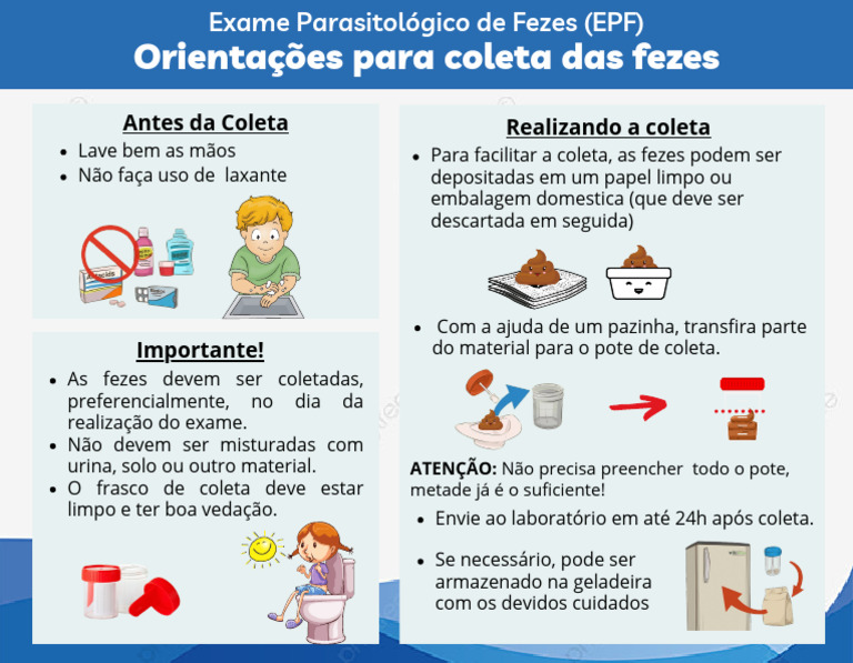 Panfleto Coleta de Fezes | PDF | Bem-estar