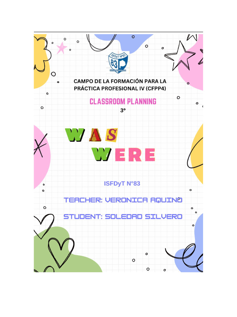 ENGLISH. Was - Were | PDF | Reading Comprehension | Learning