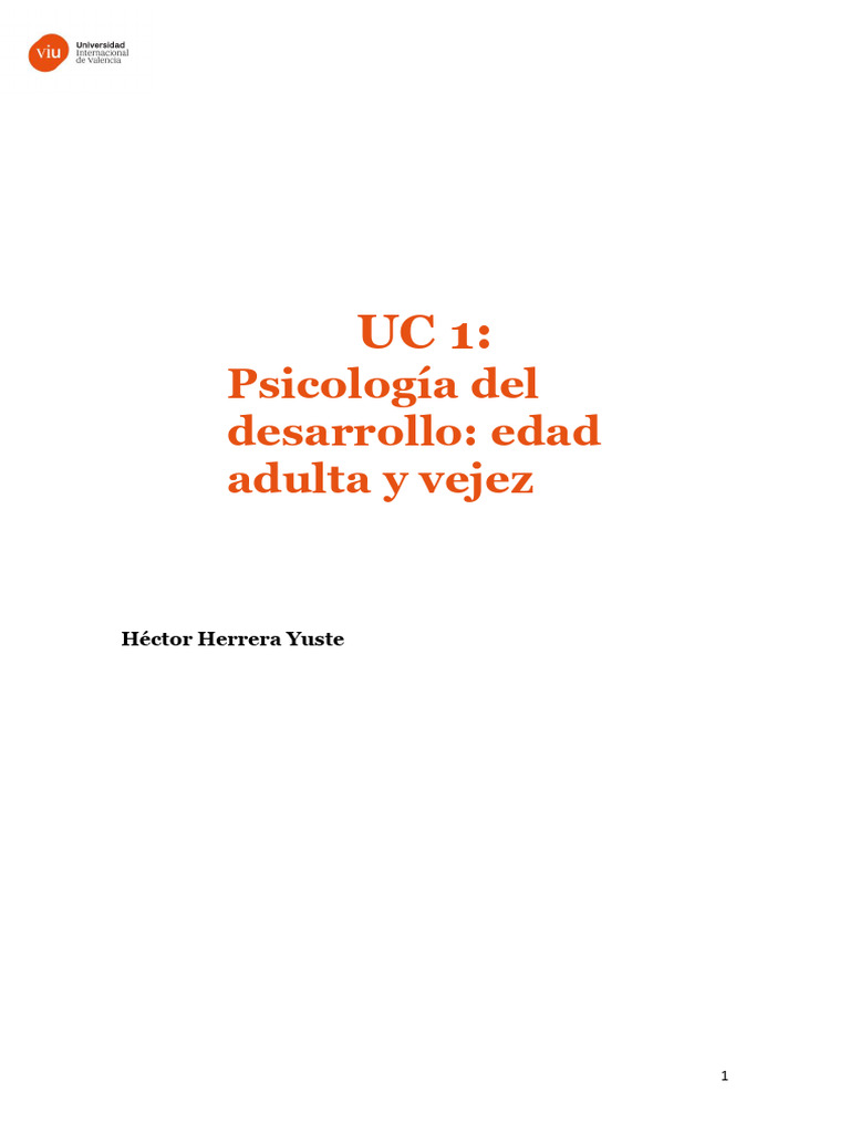 Psicología Del Desarrollo: Edad Adulta y Vejez - Historia de Vida | PDF | Adultos