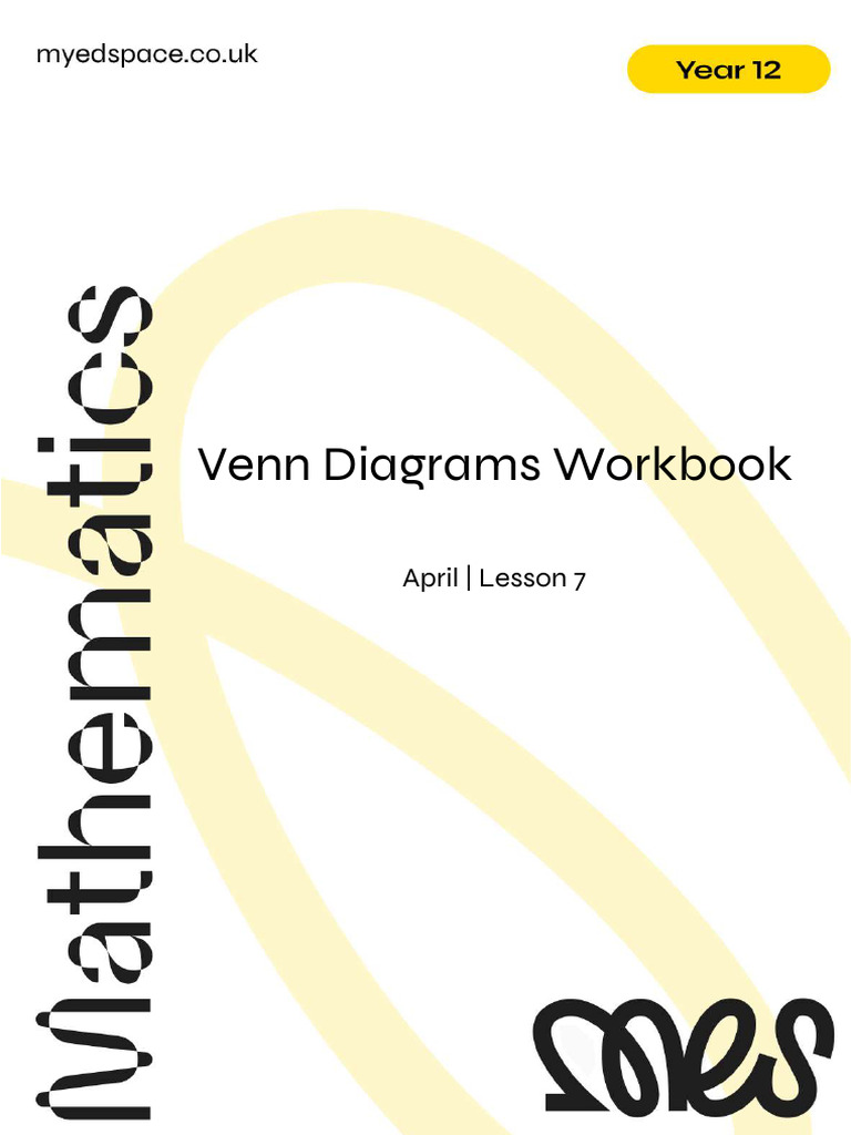 April l7 Venn Diagrams Y12 1713958030 | PDF | Probability | Novels