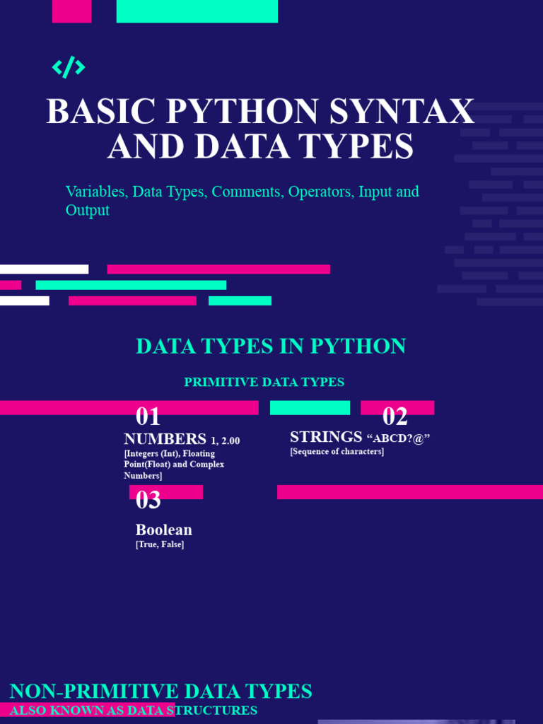 Week 1 Day 2 Presentation | PDF | Data Type | Mathematical Logic