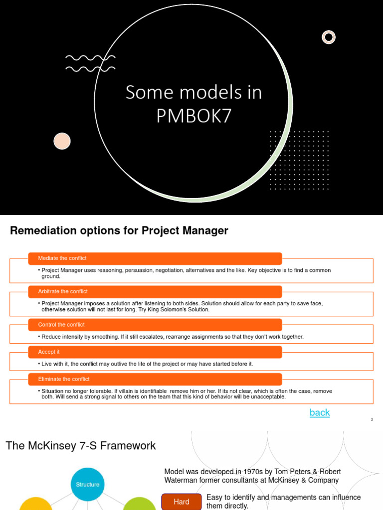 Some models in PMBOK7 (1) | PDF | Motivation | Motivational