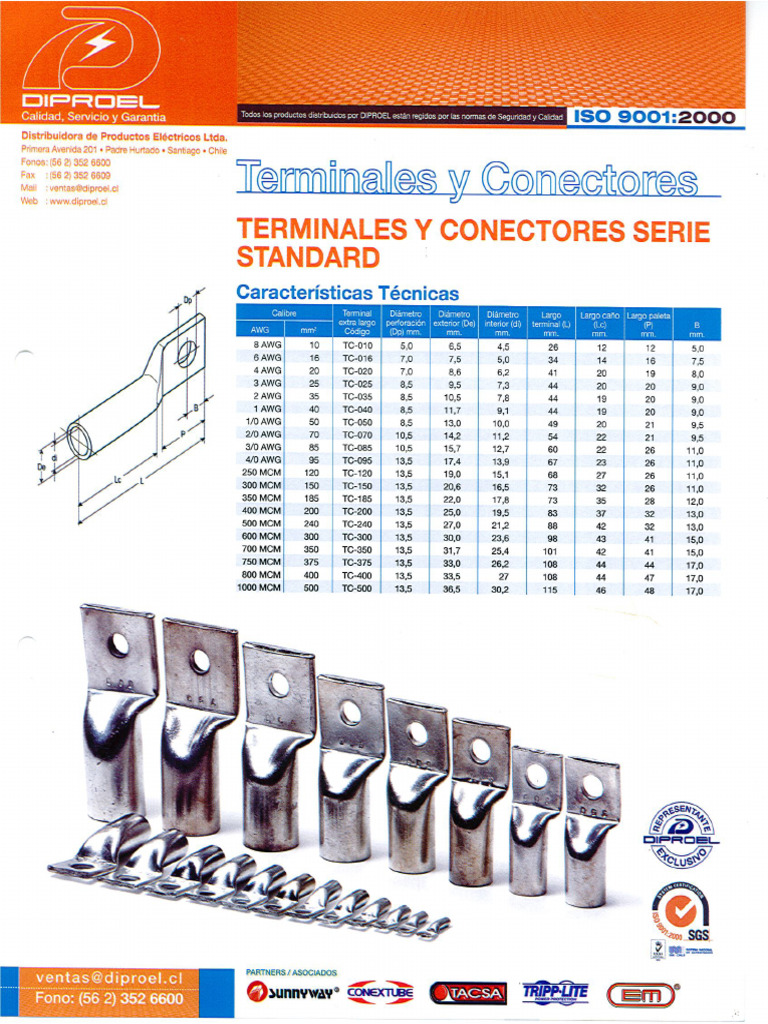 Terminales y Conectores | PDF