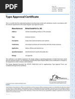 Type Approval Certificate: Rittal GMBH & Co. KG | PDF | Government ...