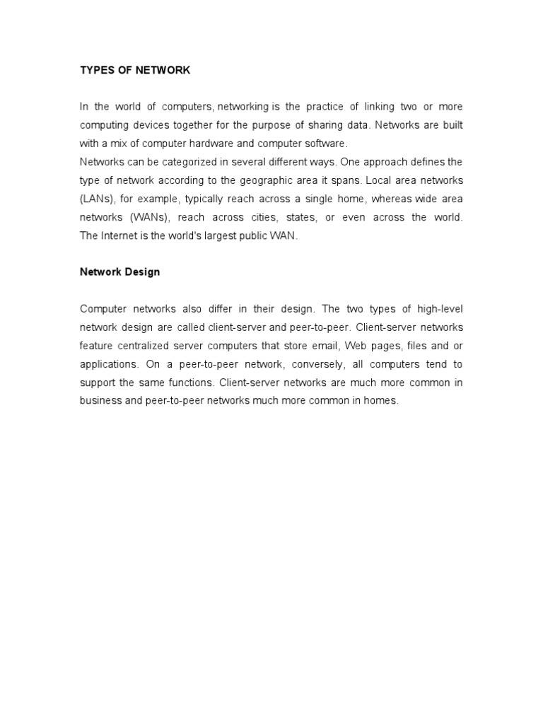 3 Computer Networks | PDF | Network Topology | Local Area Network
