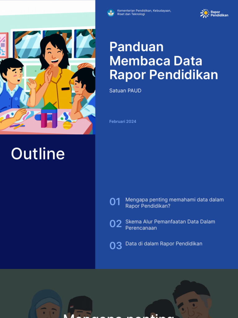 Panduan Membaca Data Rapor Pendidikan 2024 - PAUD | PDF
