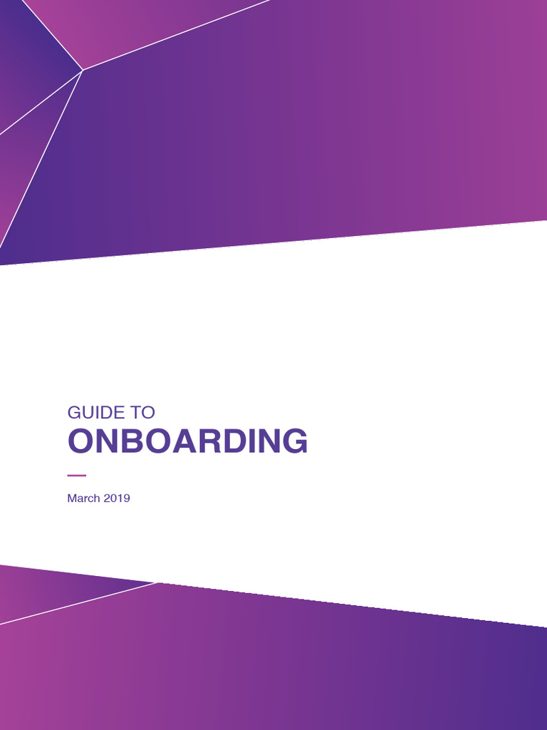 Guide to Onboarding | PDF | Employee Retention | Policy