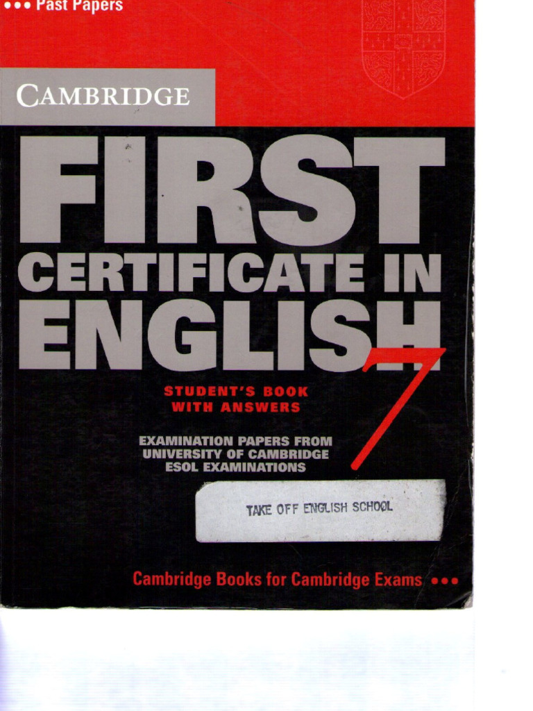 Fce in English 7 PDF | PDF