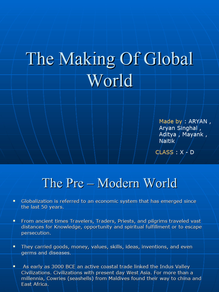 The Making of Global World | PDF | Religion & Spirituality