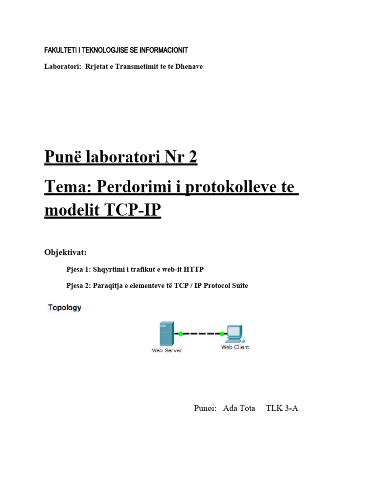 Rrjetat e Transmetitmit Te Te Dhenave | PDF