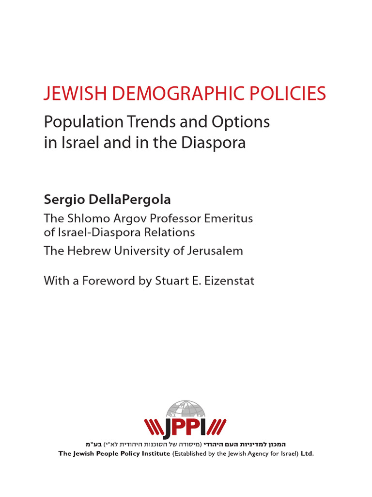 Jewish_Demographic_Policies | PDF | Jews | Israel