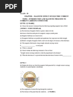 Assertion and Reason Questions For Class 10 Science Chapter 13 Magnetic Effects of Electric ...