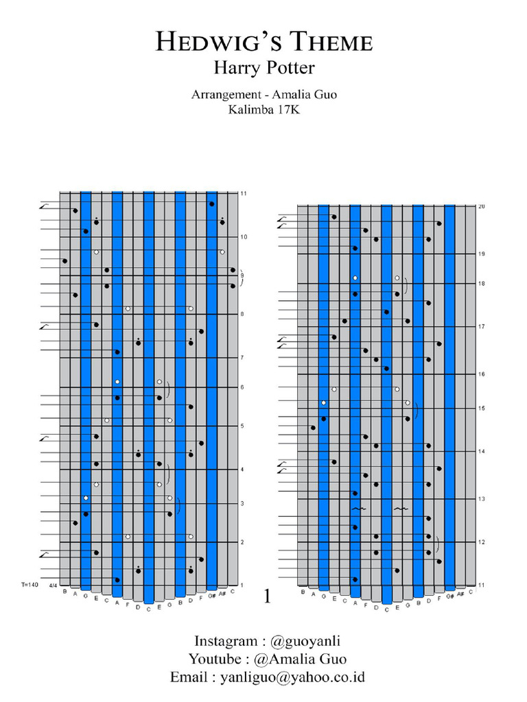 (Harry Potter) Hedwigs Theme (Chromatic Version) | PDF