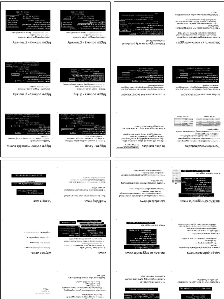 Imprimir Trigger Index View | PDF