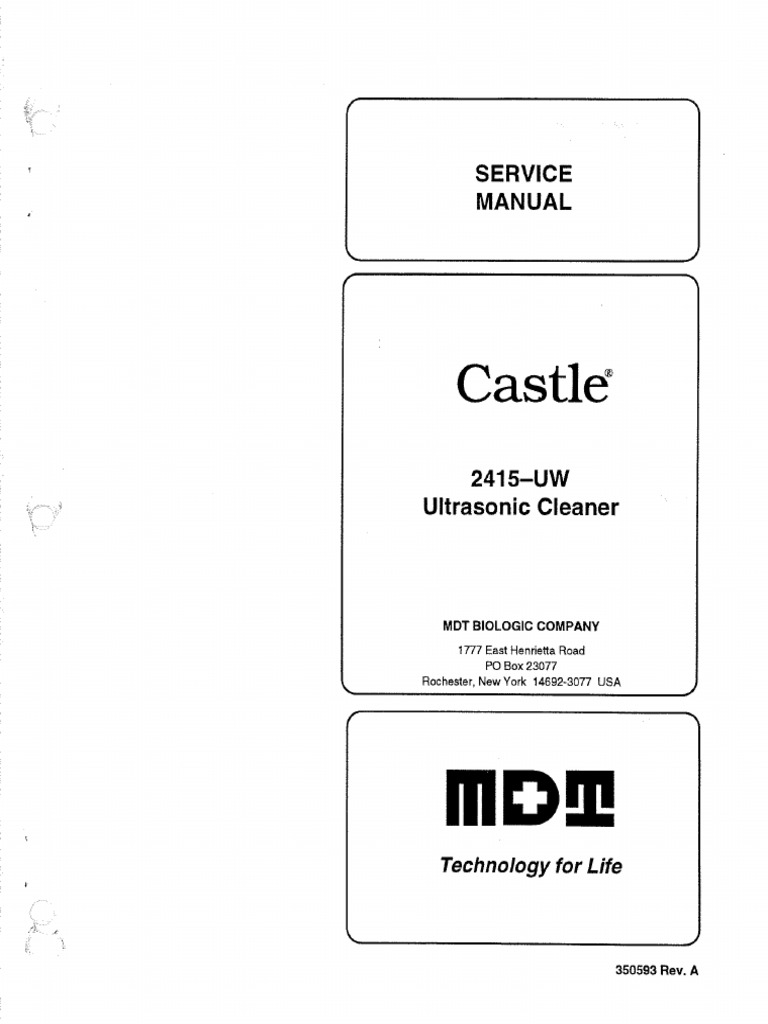 Castle 2415 UW Serviceschematicl | Download Free PDF | Washing Machine ...