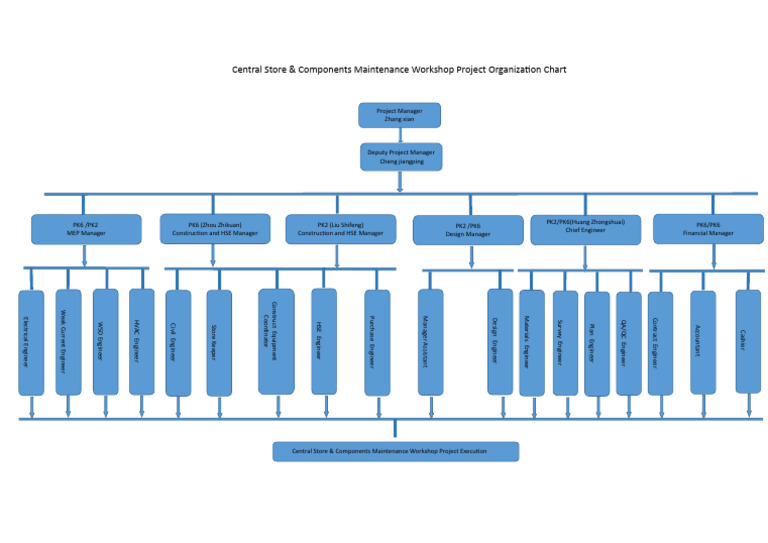 Project Execution Team Structure | PDF | Engineering